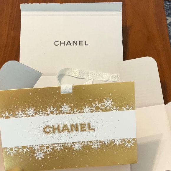 CHANEL | Holiday | Chanel Gold And White Holiday Gift Packaging | Poshmark